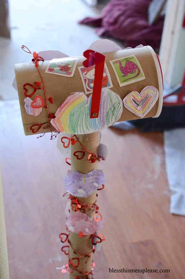 Family Valentine s Mailbox Bless This Mess