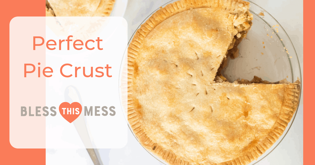 Simple Pie Crust (made with shortening and butter) — Bless this Mess