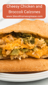 Cheesy Chicken and Broccoli Calzones — Bless this Mess
