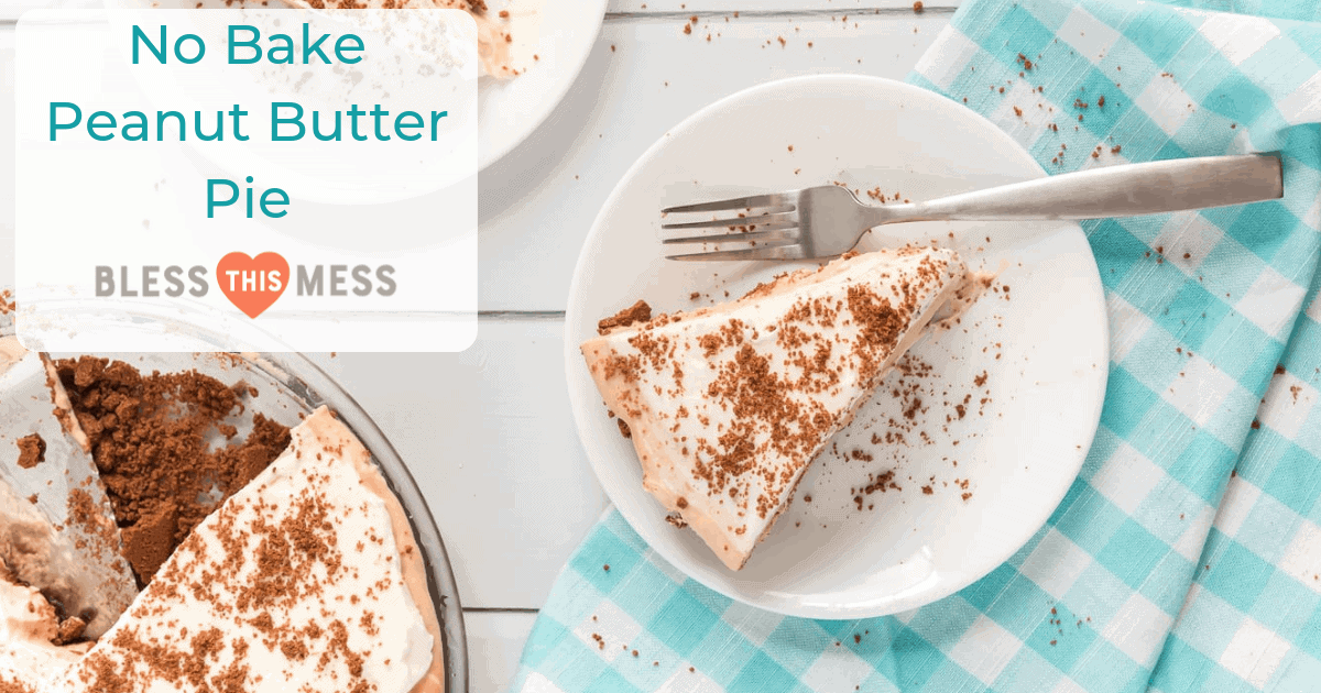 No Bake Peanut Butter Pie Recipe — Bless this Mess