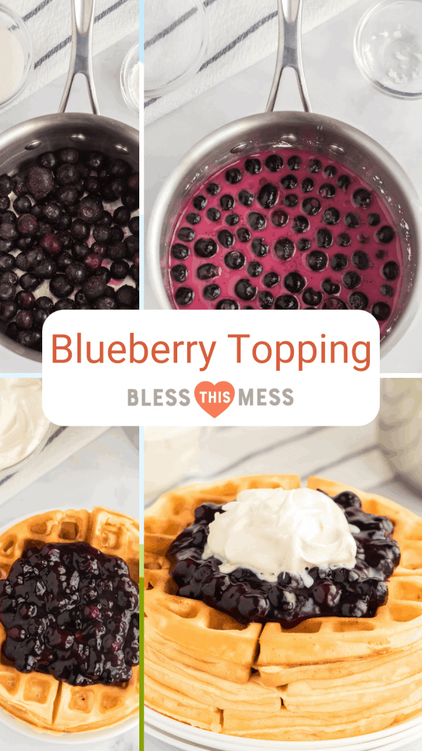 Blueberry Topping for Waffles, Pancakes, or Ice Cream | Best Waffle Sauce