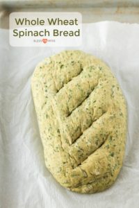 Whole Wheat Spinach Bread | Easy Homemade Bread Recipe