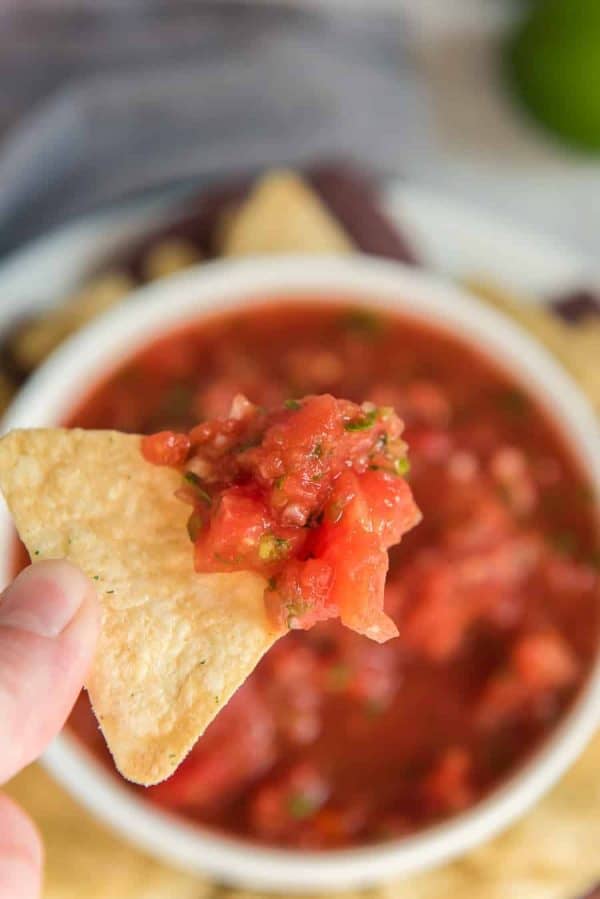 Restaurant-Style Salsa - Bless This Mess