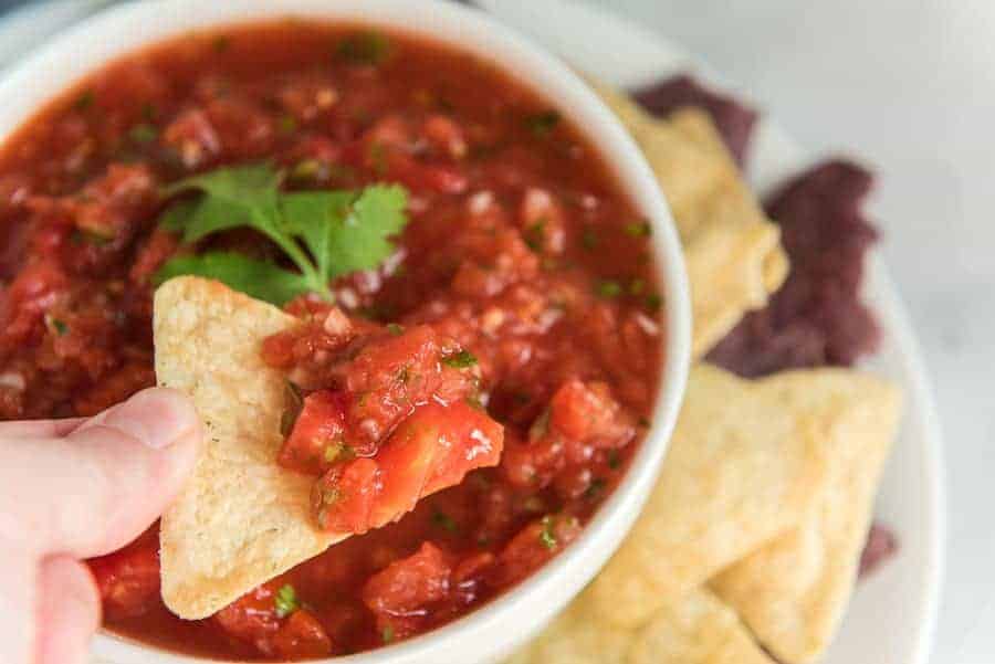 Restaurant-Style Salsa - Bless This Mess