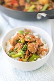 30-Minute Chicken Stir Fry Using Frozen Vegetables — Bless this Mess
