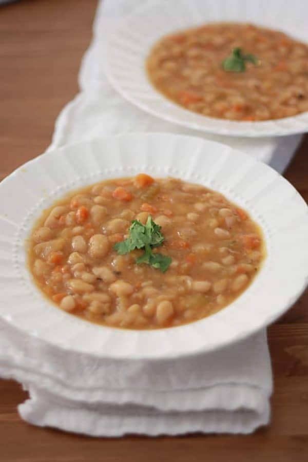 Slow Cooker Vegetable Bean Soup — Bless this Mess