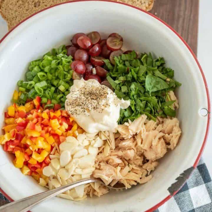 Quick and Easy Chicken Salad — Bless this Mess