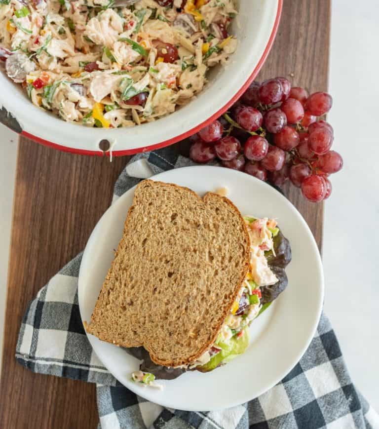 Quick and Easy Chicken Salad — Bless this Mess