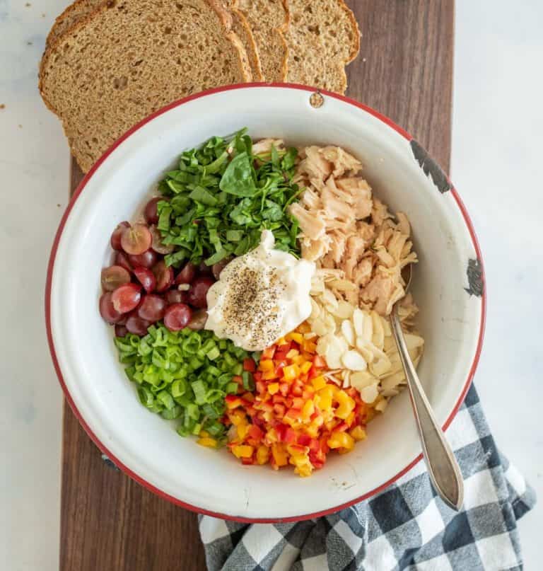 Quick and Easy Chicken Salad — Bless this Mess