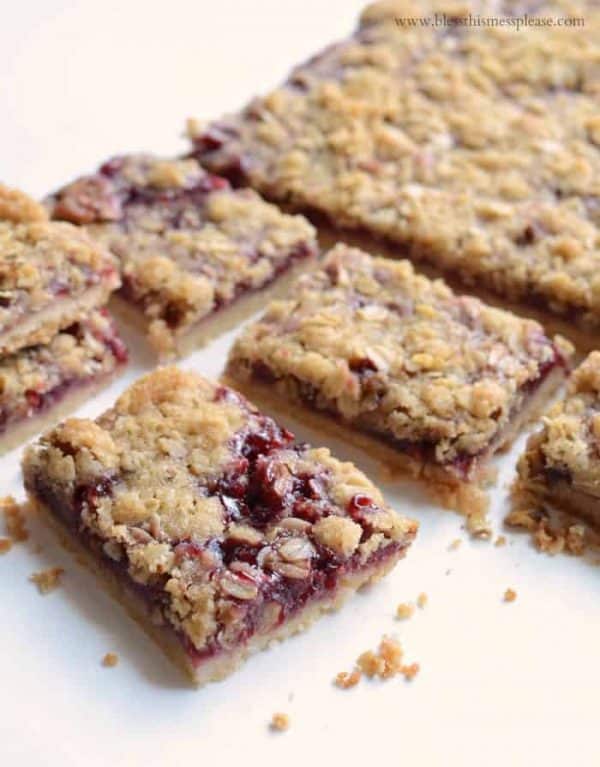 Raspberry Streusel Bars | Easy Raspberry Dessert Recipe