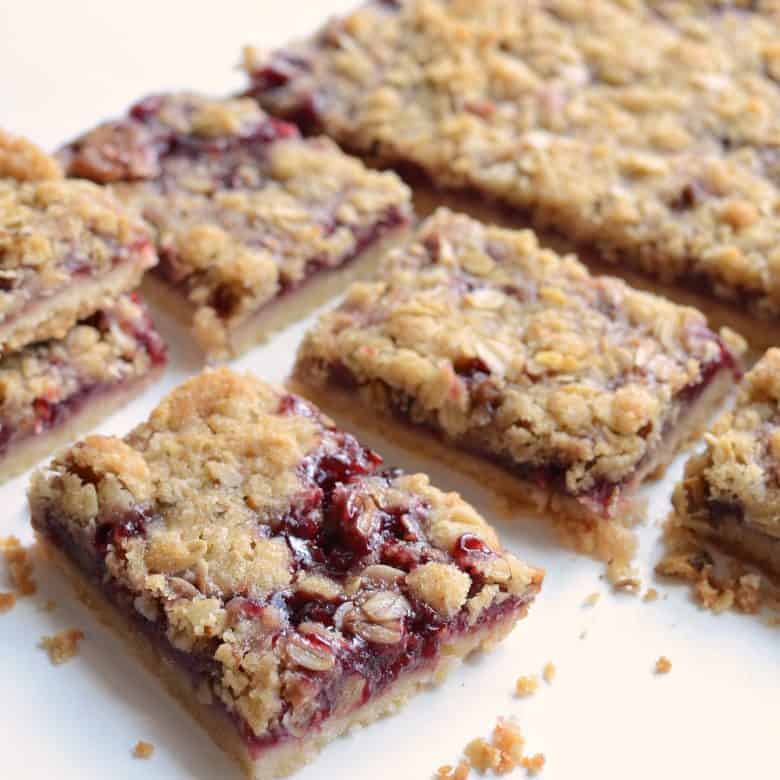 Raspberry Streusel Bars | Easy Raspberry Dessert Recipe