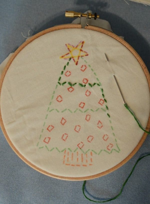 Simple Embroidered Ornaments — Bless this Mess