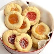 Easy Shortbread Jam Thumbprint Cookies Recipe | Holiday Baking Ideas
