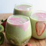 Healthy Strawberry Kiwi Smoothie — Bless this Mess