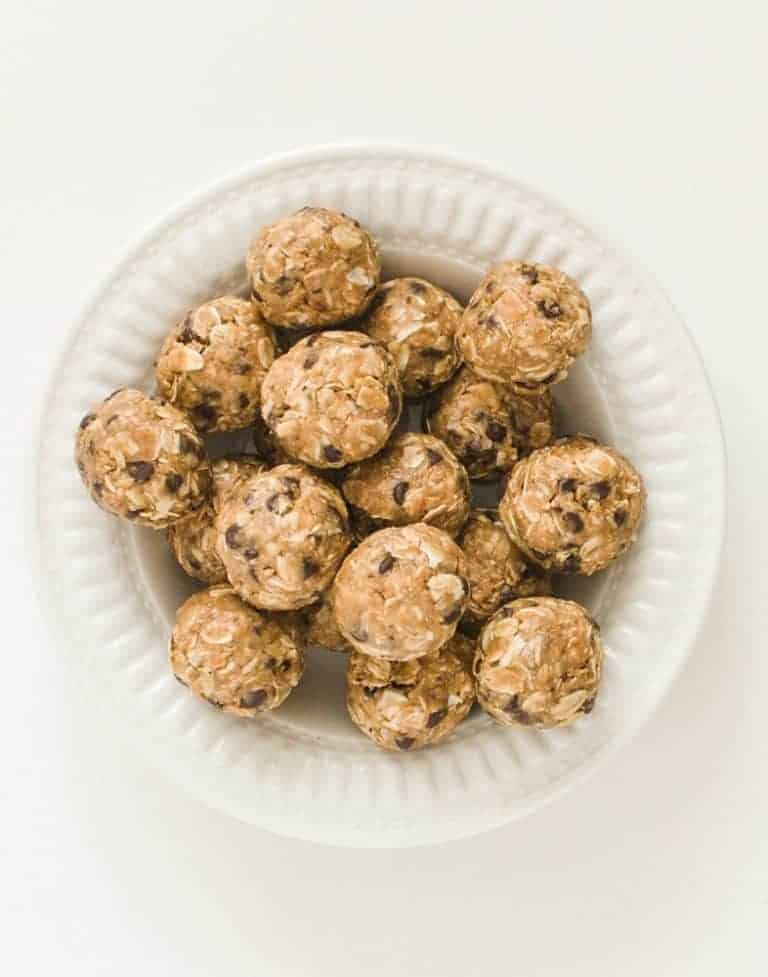 No-Bake Peanut Butter Protein Balls — Bless this Mess