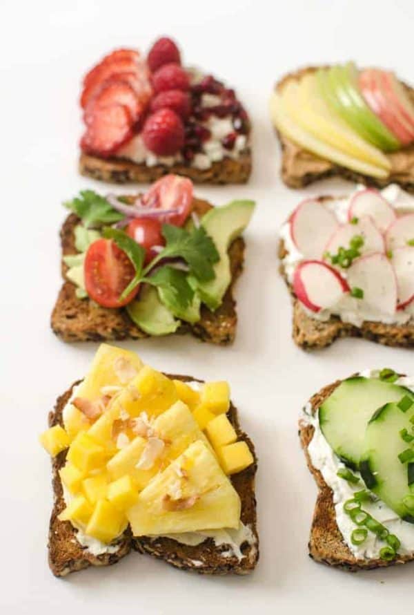 9 Simple Healthy Toast Ideas — Bless this Mess