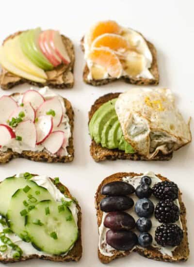 9 Simple Healthy Toast Ideas — Bless this Mess