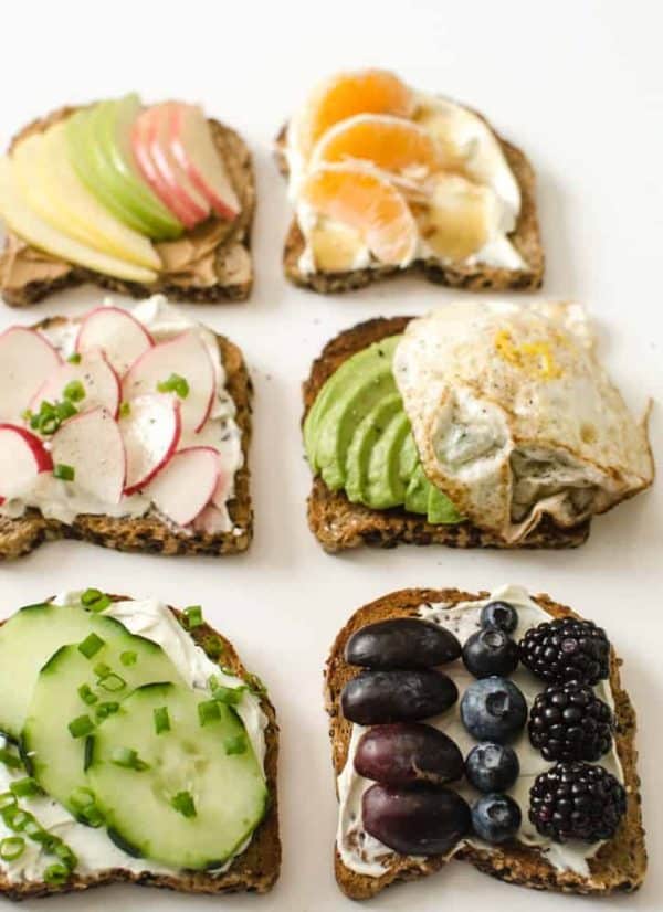 9 Simple Healthy Toast Ideas — Bless this Mess