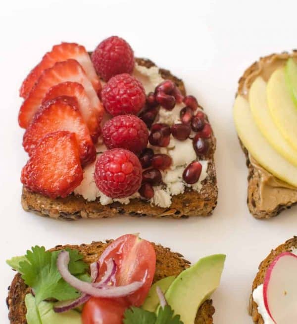 9 Simple Healthy Toast Ideas — Bless this Mess