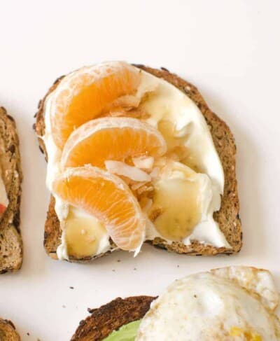 9 Simple Healthy Toast Ideas — Bless this Mess