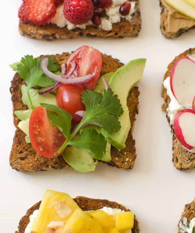 9 Simple Healthy Toast Ideas — Bless this Mess