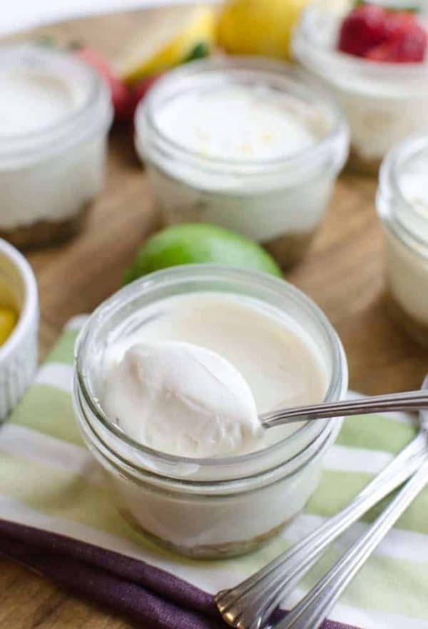 Healthy and Easy No-Bake Cheesecake | Bless This Mess Please