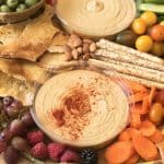 Simple DIY Hummus Platter | A Quick and Easy Party Appetizer Recipe