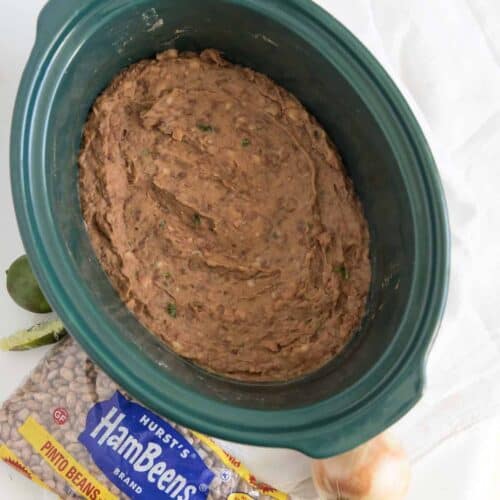 Slow Cooker Refried Beans Recipe | Healthy Refried Beans