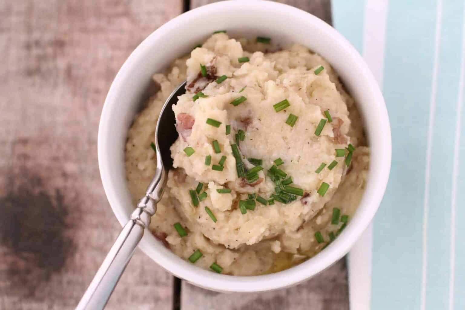Classic Homemade Mashed Potatoes — Bless this Mess