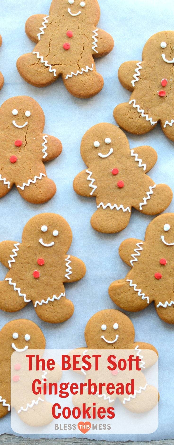 Easy Soft Gingerbread Cookies | The Best Recipe — Bless this Mess