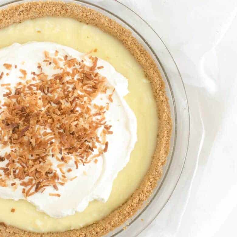 Homemade Coconut Cream Pie — Bless this Mess