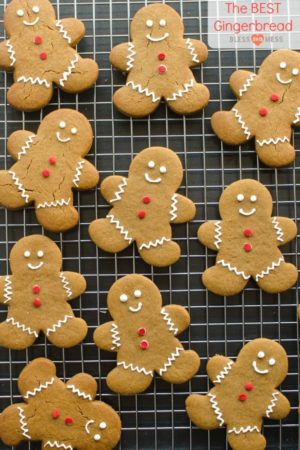 Classic Gingerbread Cookies - Bless This Mess