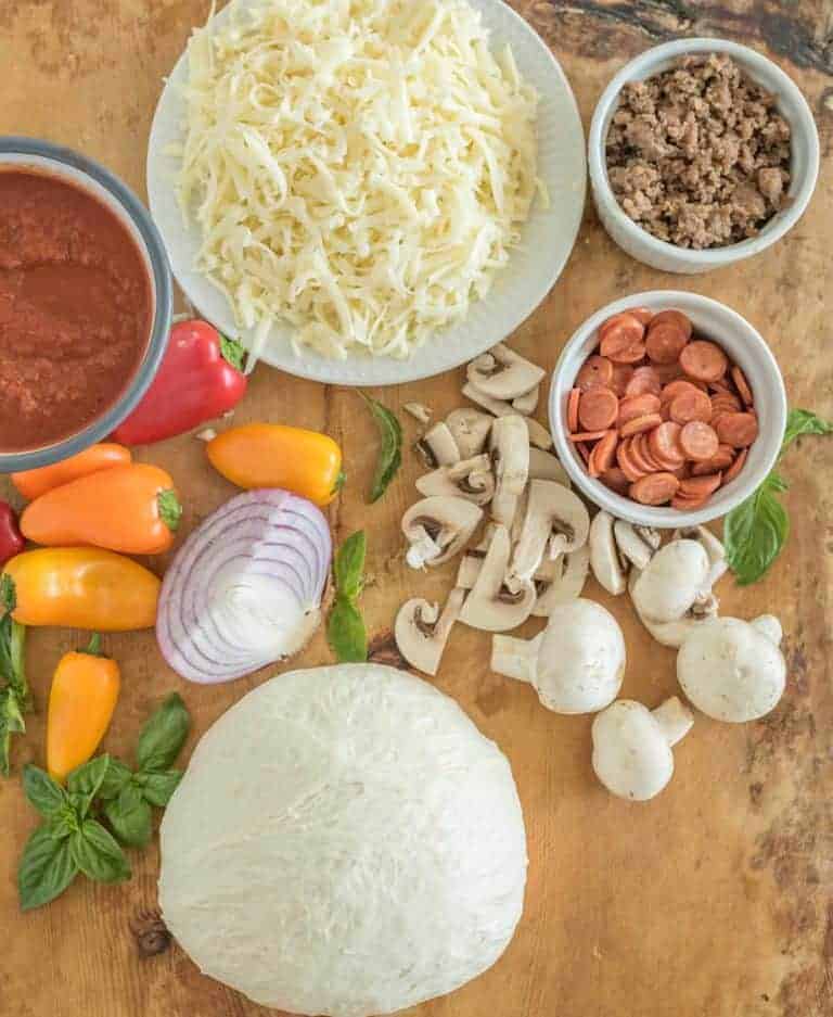 Homemade Supreme Pizza Recipe | Make Your Own Sauce + Toppings