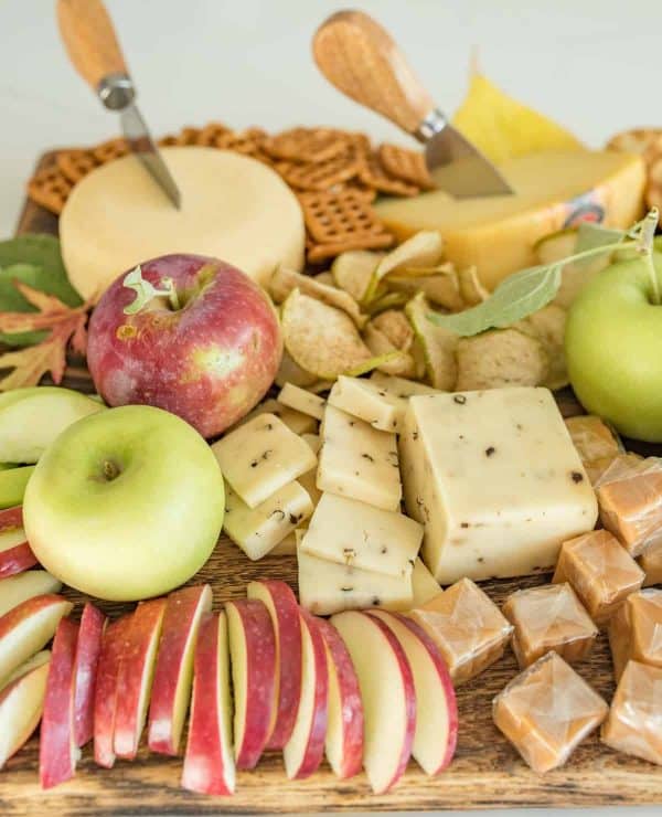 Easy Fall Apple and Cheese Board | Cheese Platter Appetizer with Apple