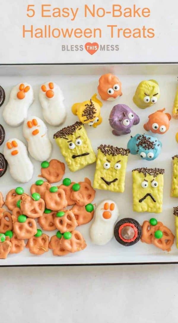 5 Easy No-Bake Halloween Treats | Must Try Halloween Party Food Ideas!