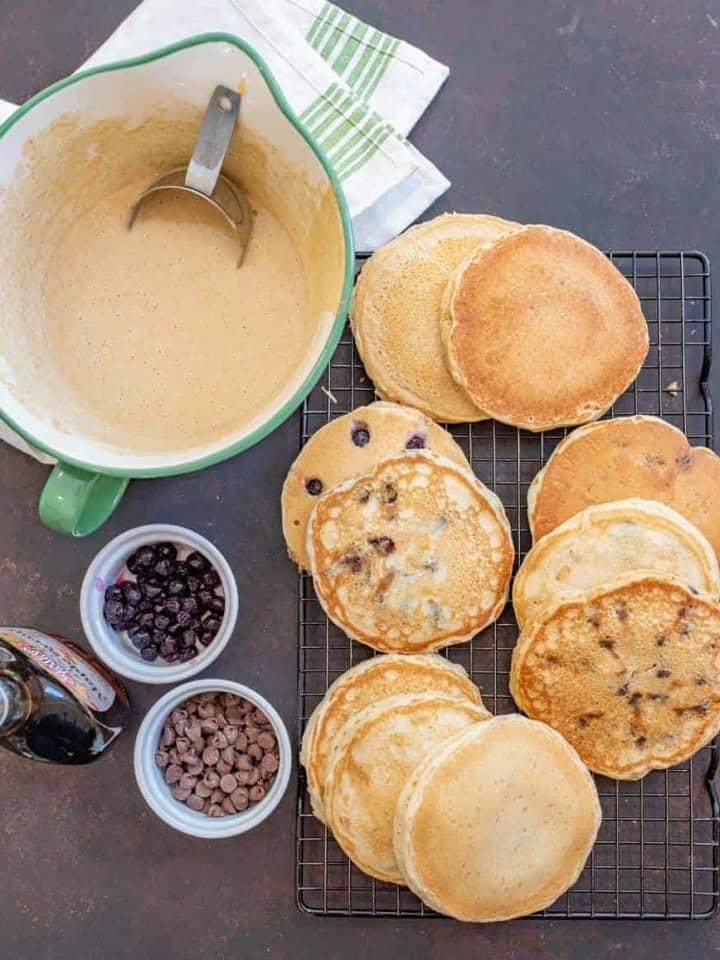 Easy Homemade Pancakes From Scratch — Bless this Mess