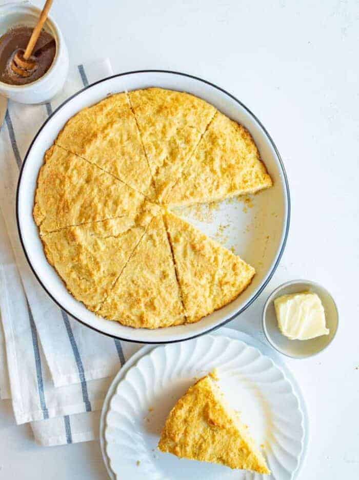 Easy Cornbread with Cheese & Green Onions | Bless This Mess