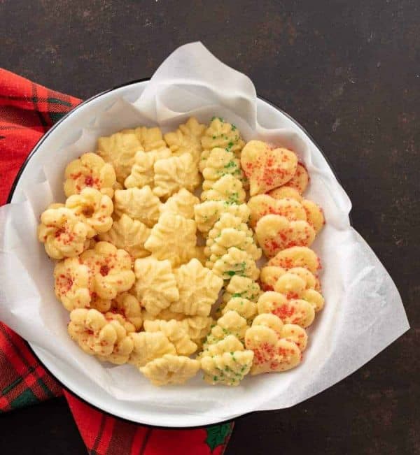 Extra Buttery Spritz Cookies — Bless this Mess