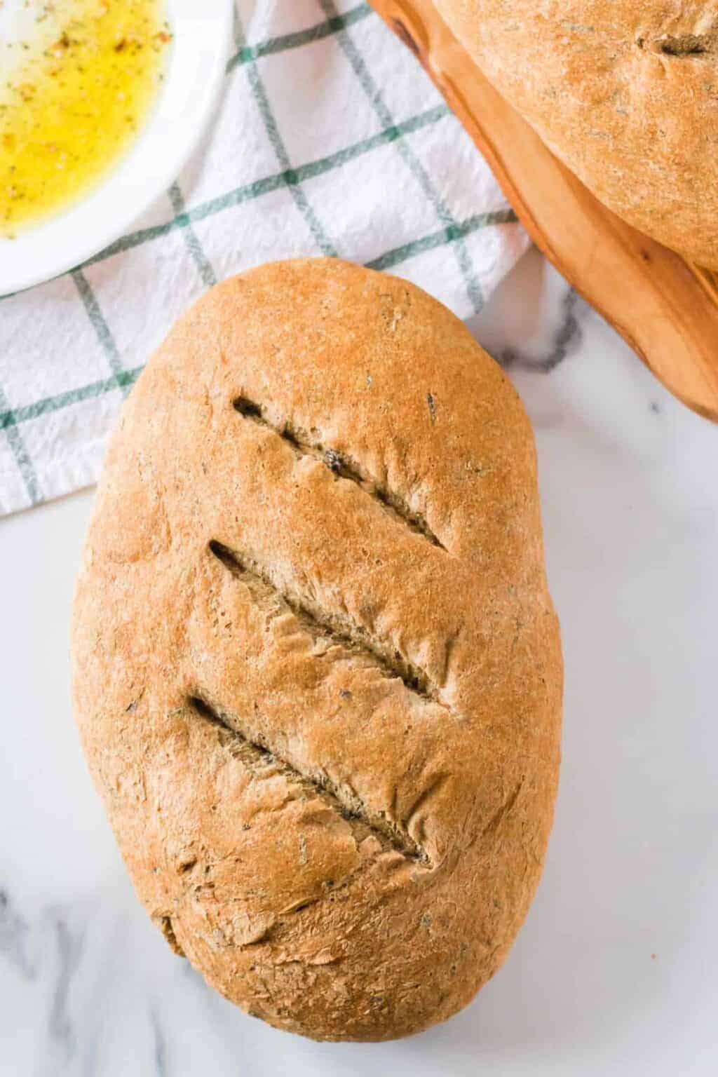 Whole Wheat Spinach Bread | Easy Homemade Bread Recipe