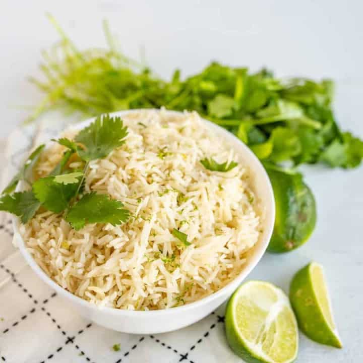 Cafe Rio Cilantro Lime Rice - Easy Mexican Rice Recipe!