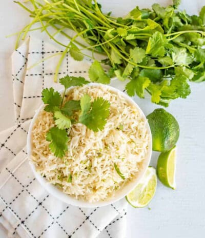 Cafe Rio Cilantro Lime Rice - Easy Mexican Rice Recipe!