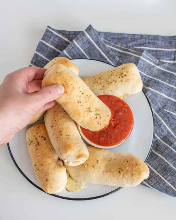 Pepperoni Pizza Sticks | Homemade Pizza Recipe and Low Calorie Snack