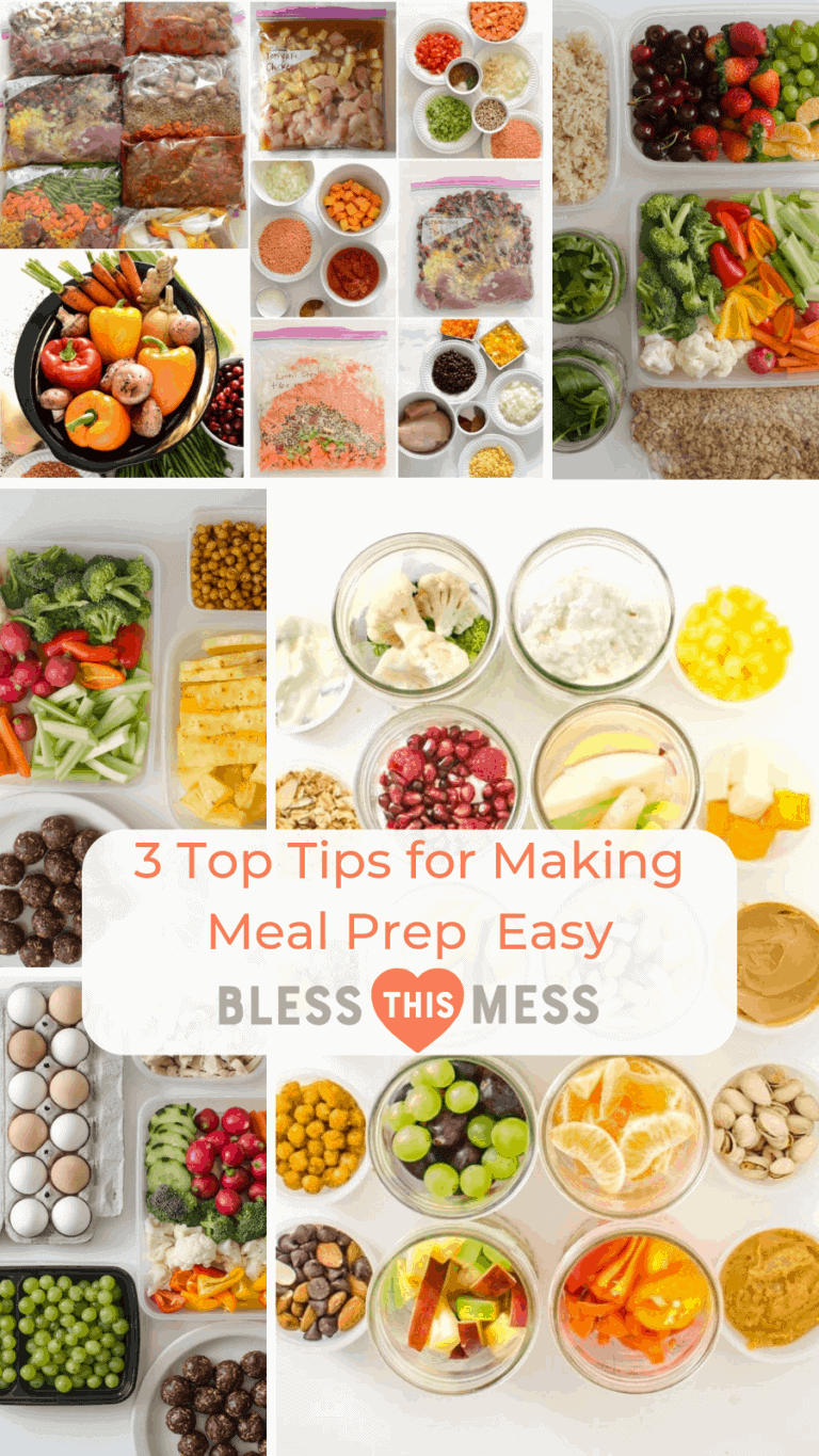 3 Tips for Making Meal Prep EASY! — Bless this Mess