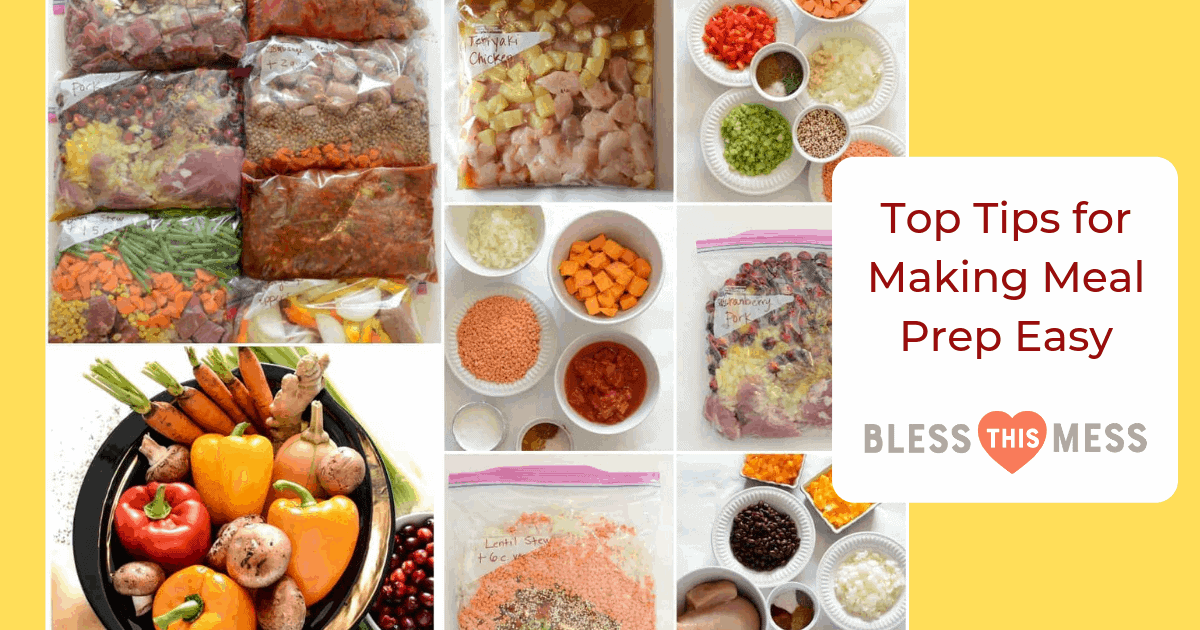 3 Tips for Making Meal Prep EASY! — Bless this Mess