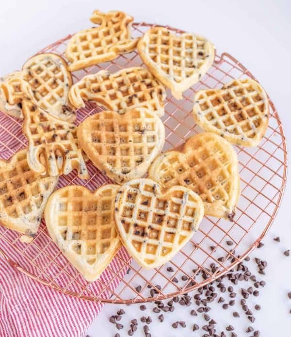 Fluffy Chocolate Chip Waffles | The Best Homemade Waffle Recipe