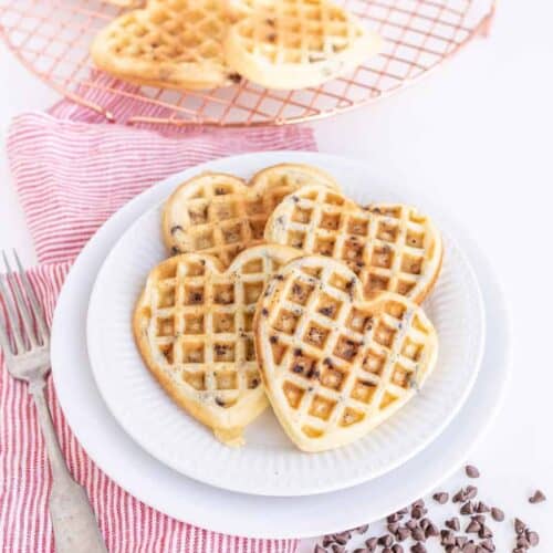 Fluffy Chocolate Chip Waffles | The Best Homemade Waffle Recipe