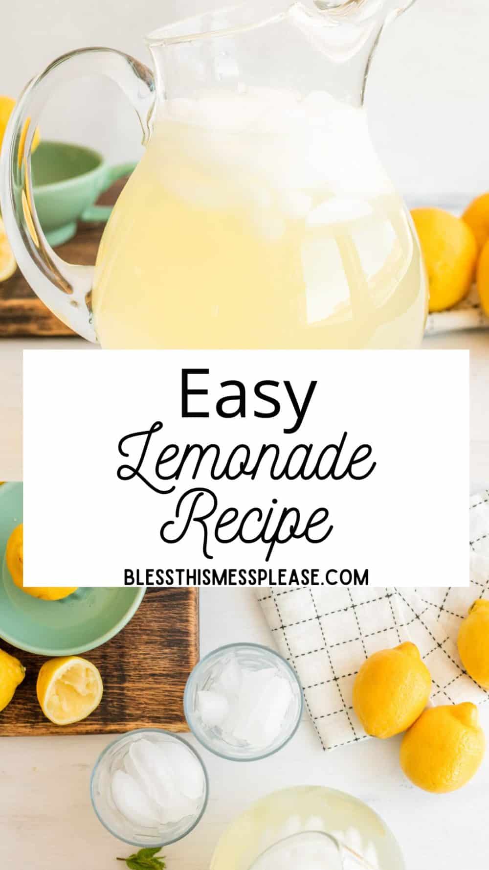 Homemade Lemonade — Bless this Mess