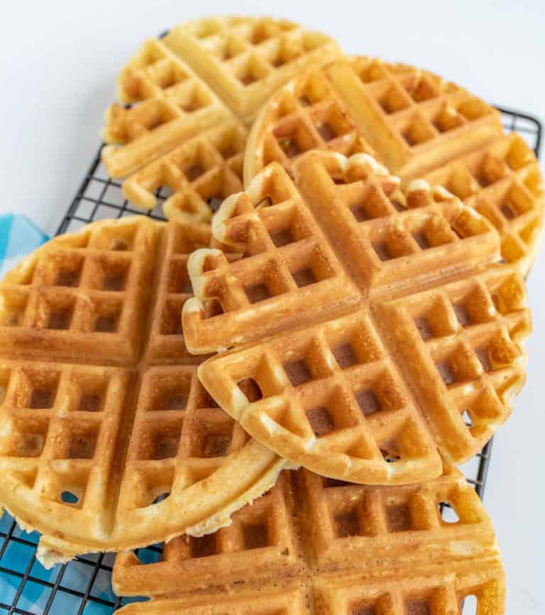 Extra Light and Fluffy Homemade Waffles | How To Make Fluffy Waffles