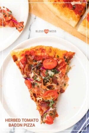 Homemade Bacon Pizza | Homemade Pizza Dough Recipe and Toppings