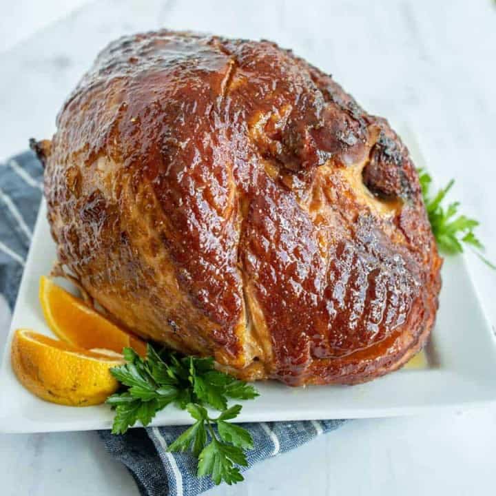 Brown Sugar Glazed Ham — Bless this Mess